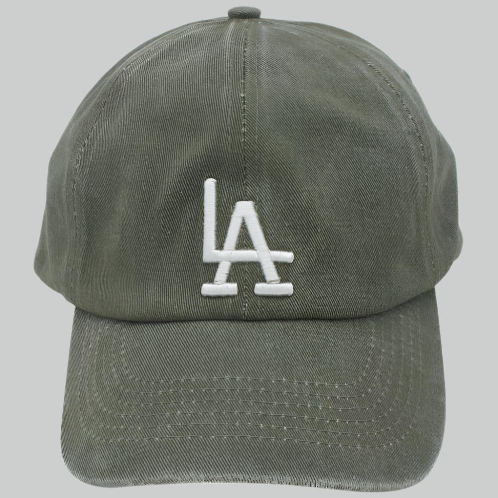 LA EMBROIDERED WASHED CAP – Laciann Collective