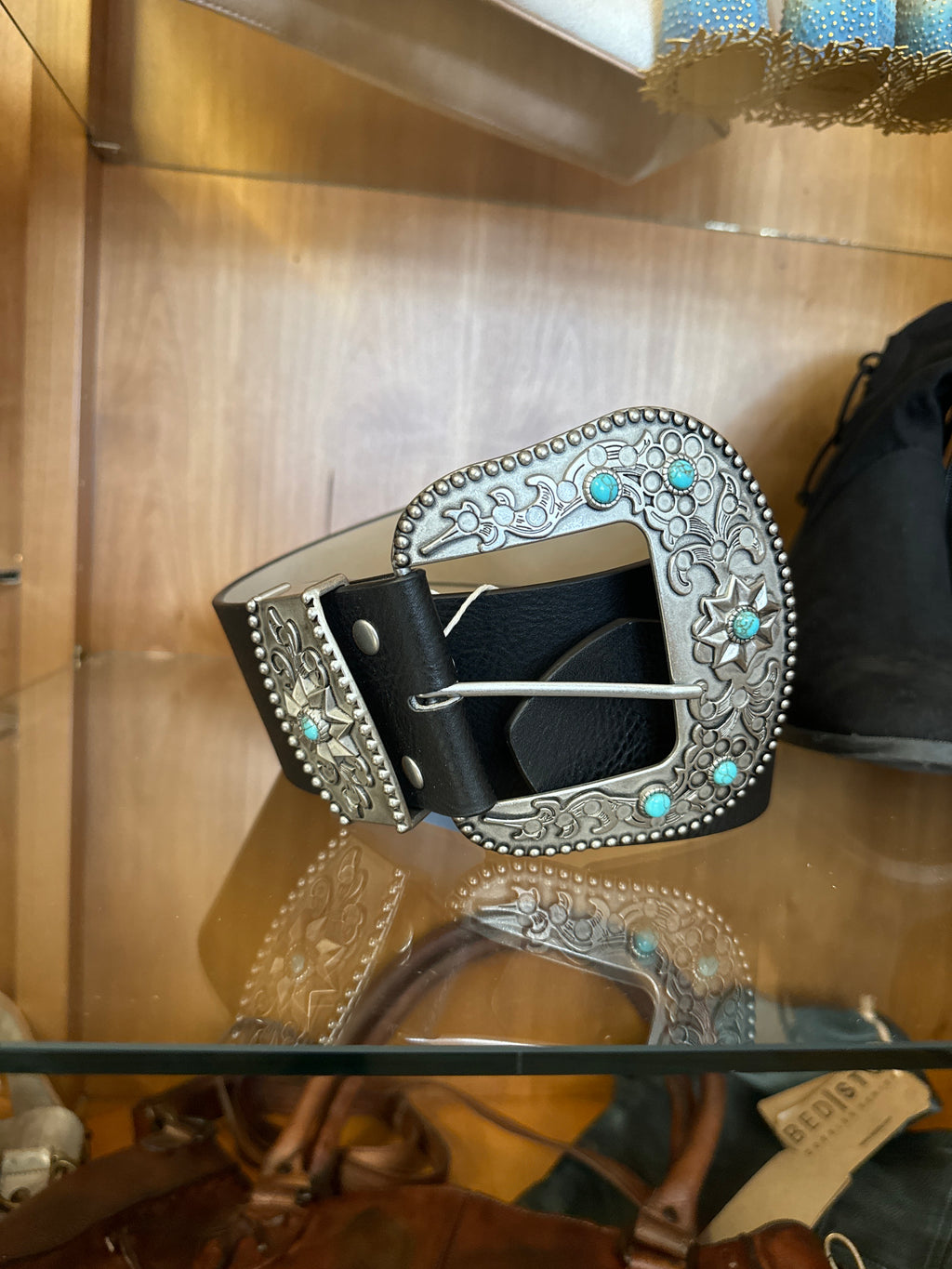 Rodeo Radiance Buckle & Black Belt – Laciann Collective